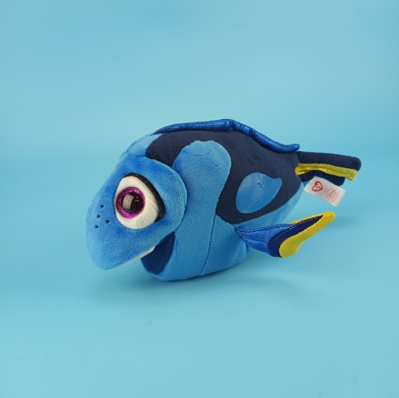 Disney Pixar | Toys | Ty 26 Disney Pixar Dory 10 Plush Fish Blue Yellow ...